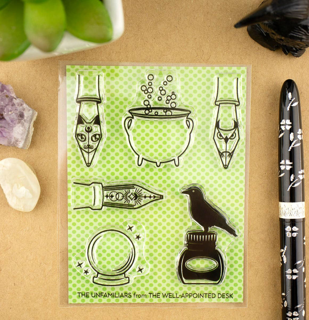 "The Unfamiliars" - 3"x4" Clear Stamp Set (6 stamp designs) – Dear Ollie