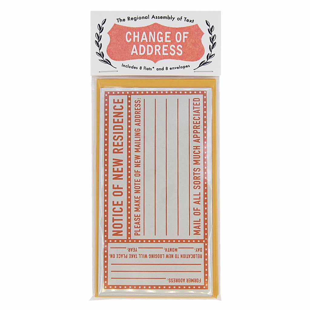 Change of Address – Dear Ollie