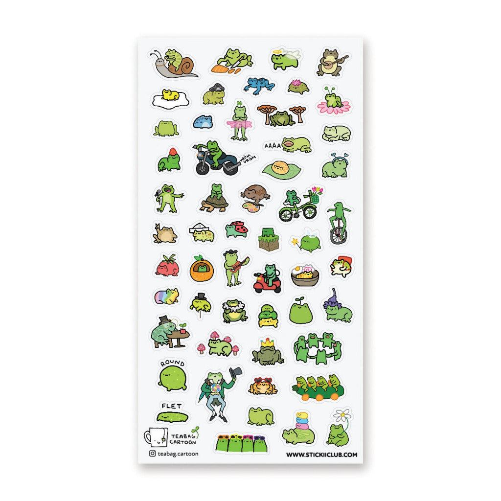 Little Frogs Sticker Sheet – Dear Ollie