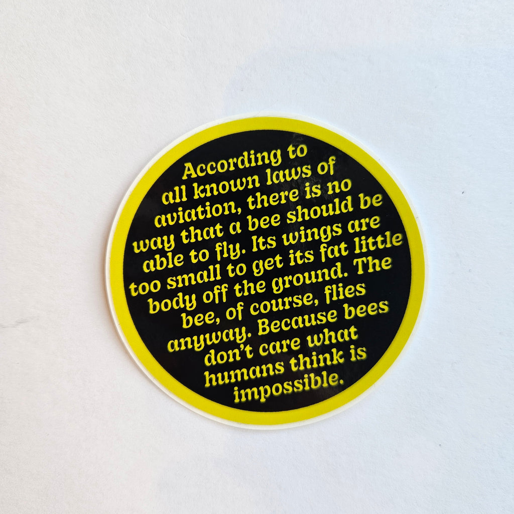 Bee Movie Sticker – Dear Ollie