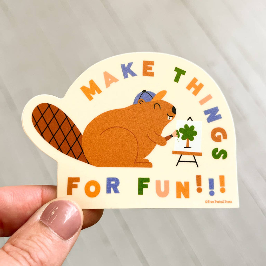 Make Things For Fun Vinyl Decal Sticker – Dear Ollie