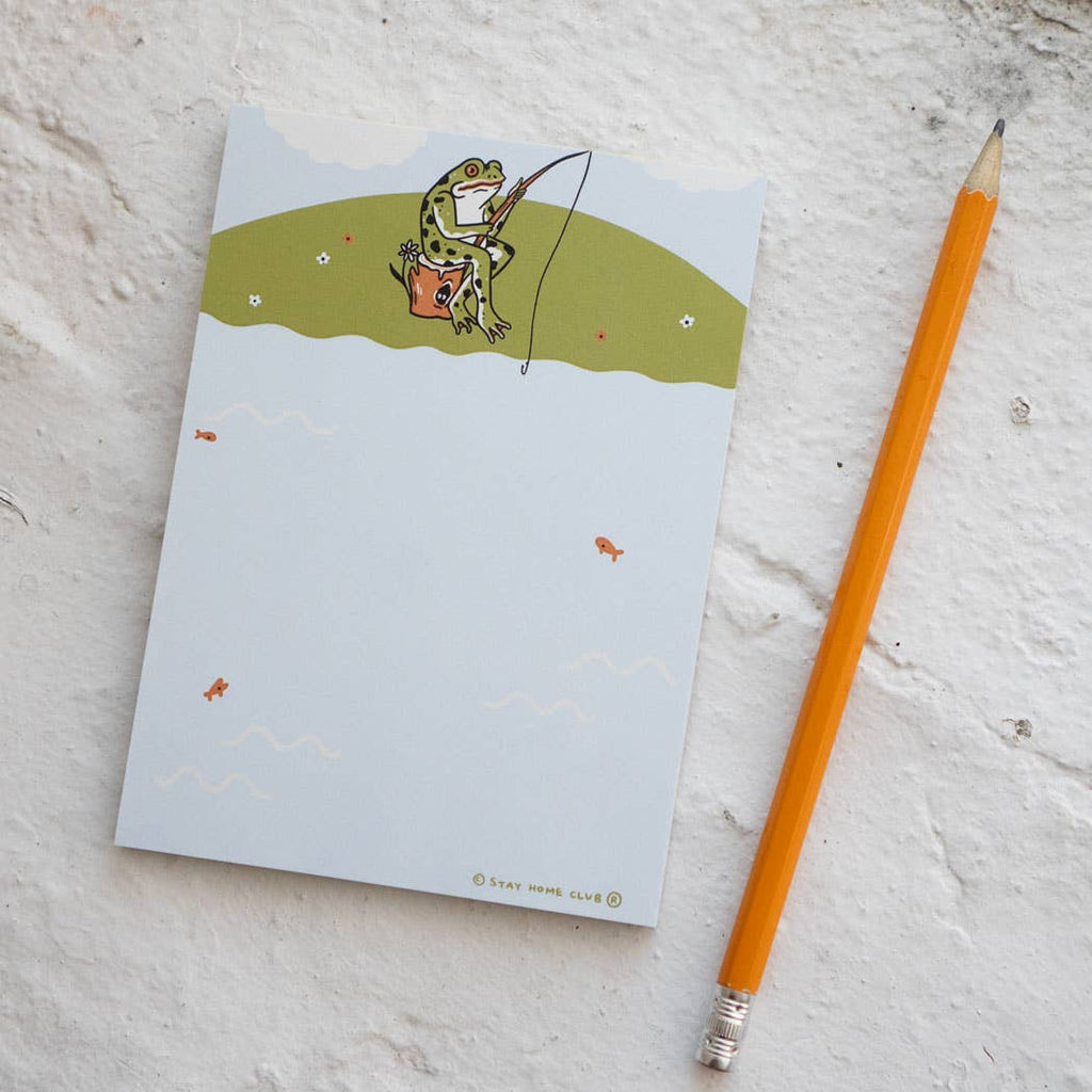 Fishing Frog Notepad – Dear Ollie