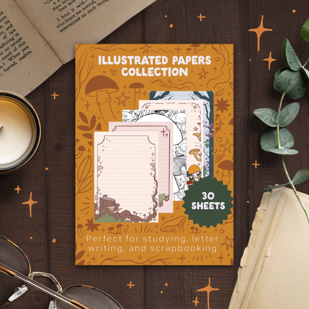 Mushroom Writing Paper Pack – Dear Ollie
