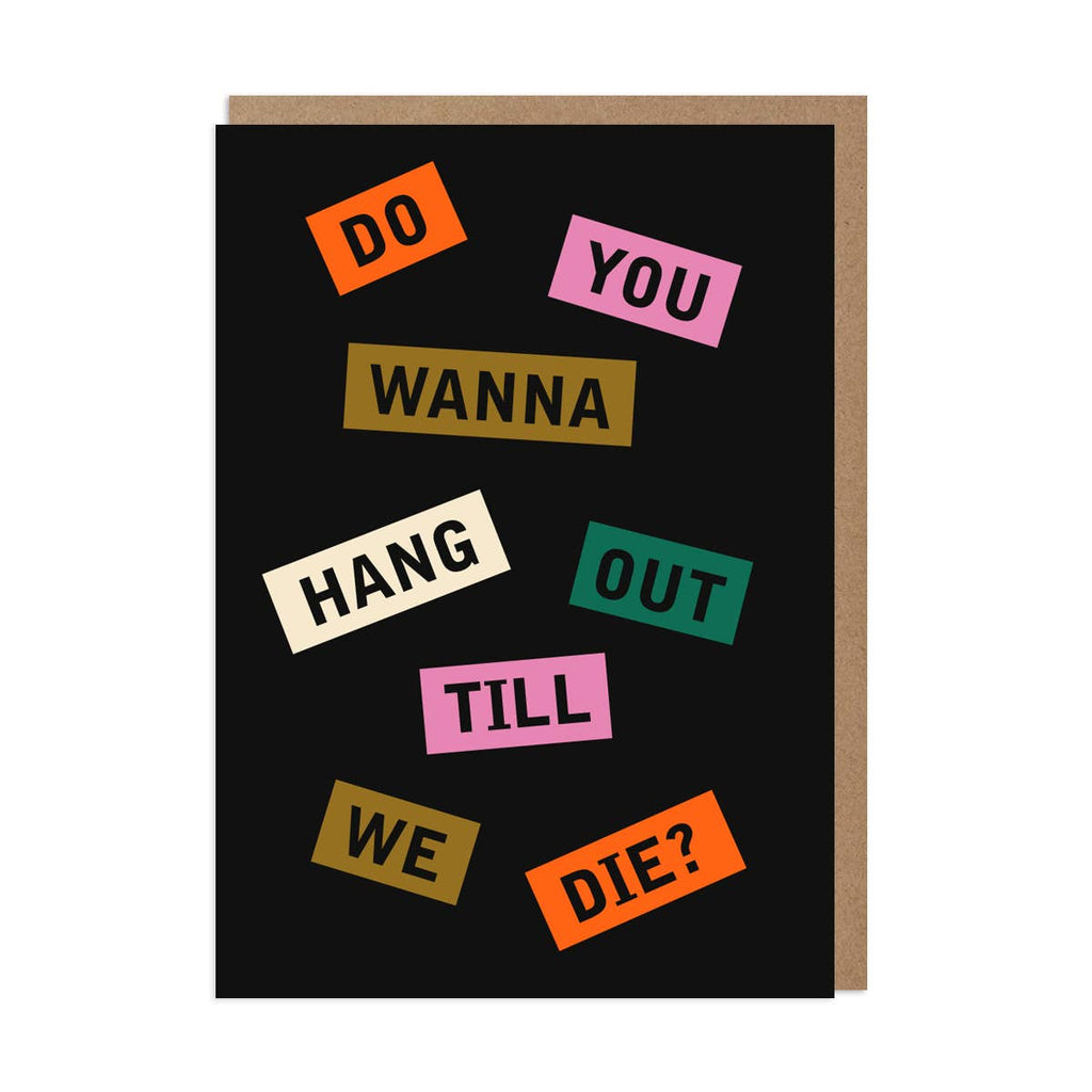 Hang Out Card – Dear Ollie