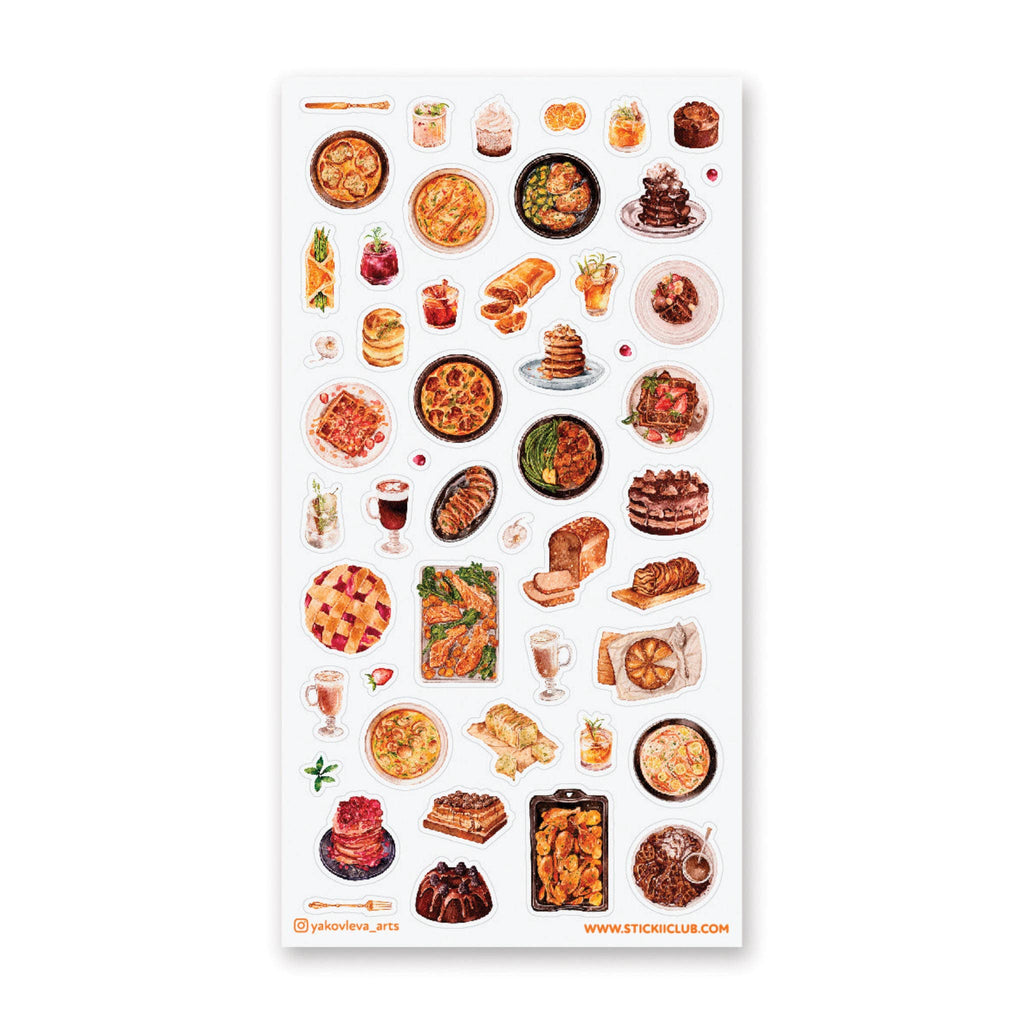 Mouthwatering Buffet Sticker Sheet – Dear Ollie