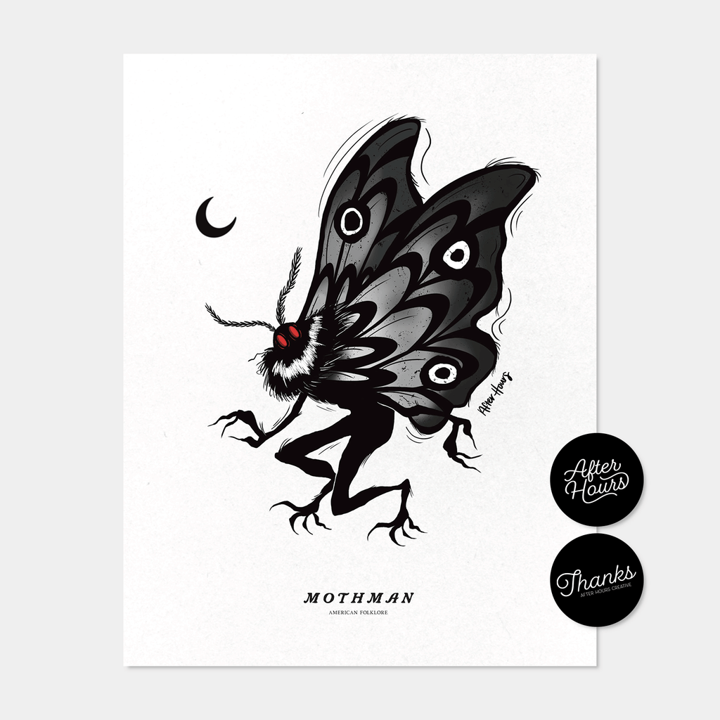 Mothman Print – Dear Ollie