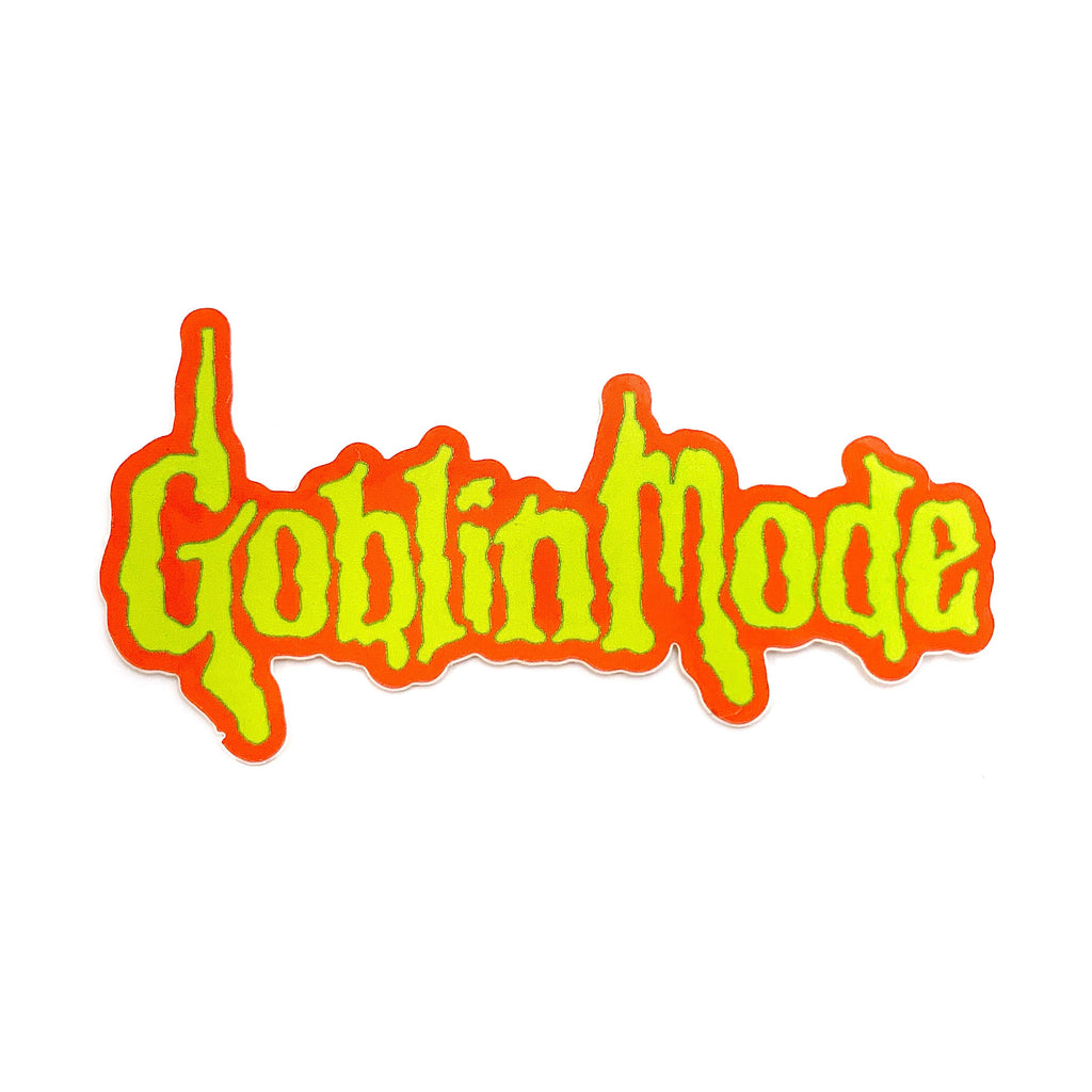 Goblin Mode Spooky Goosebumps Vinyl Sticker – Dear Ollie