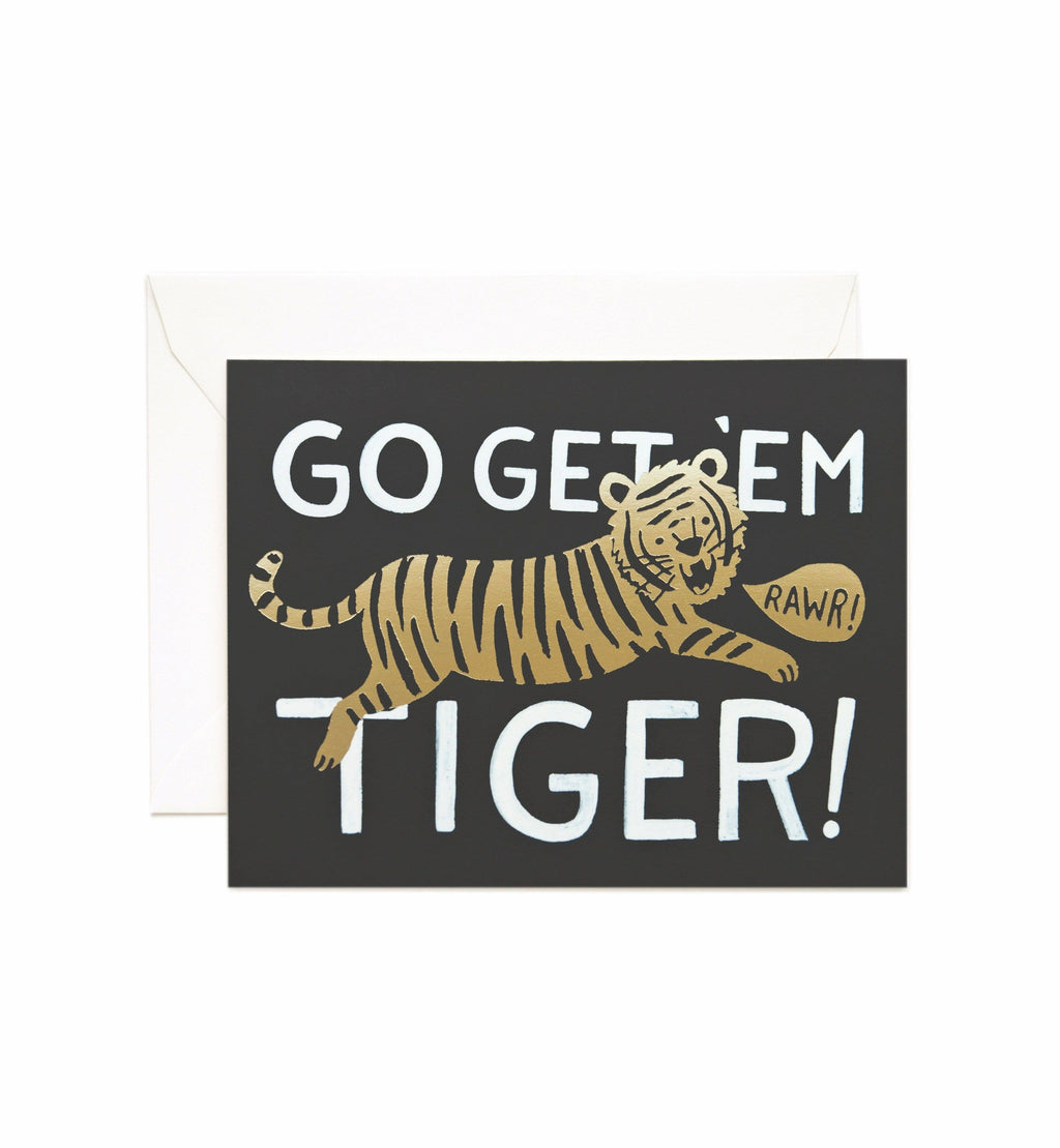 Go Get 'Em Tiger card – Dear Ollie