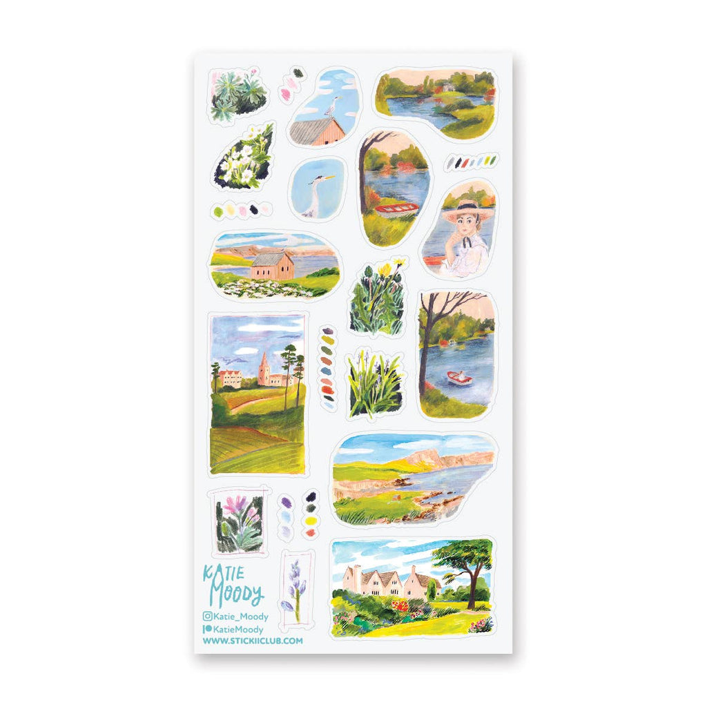 Serene Sketchbook Sticker Sheet – Dear Ollie