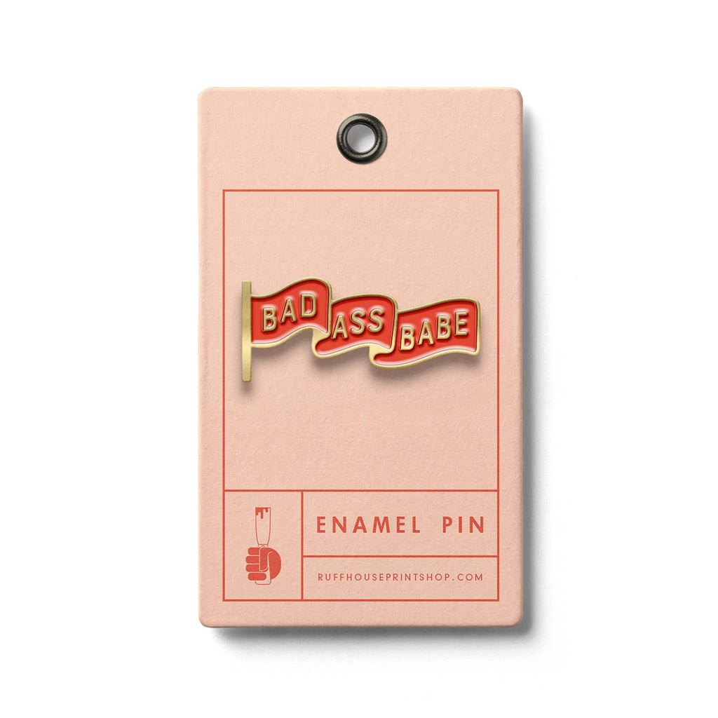 Badass Babe Enamel Pin – Dear Ollie