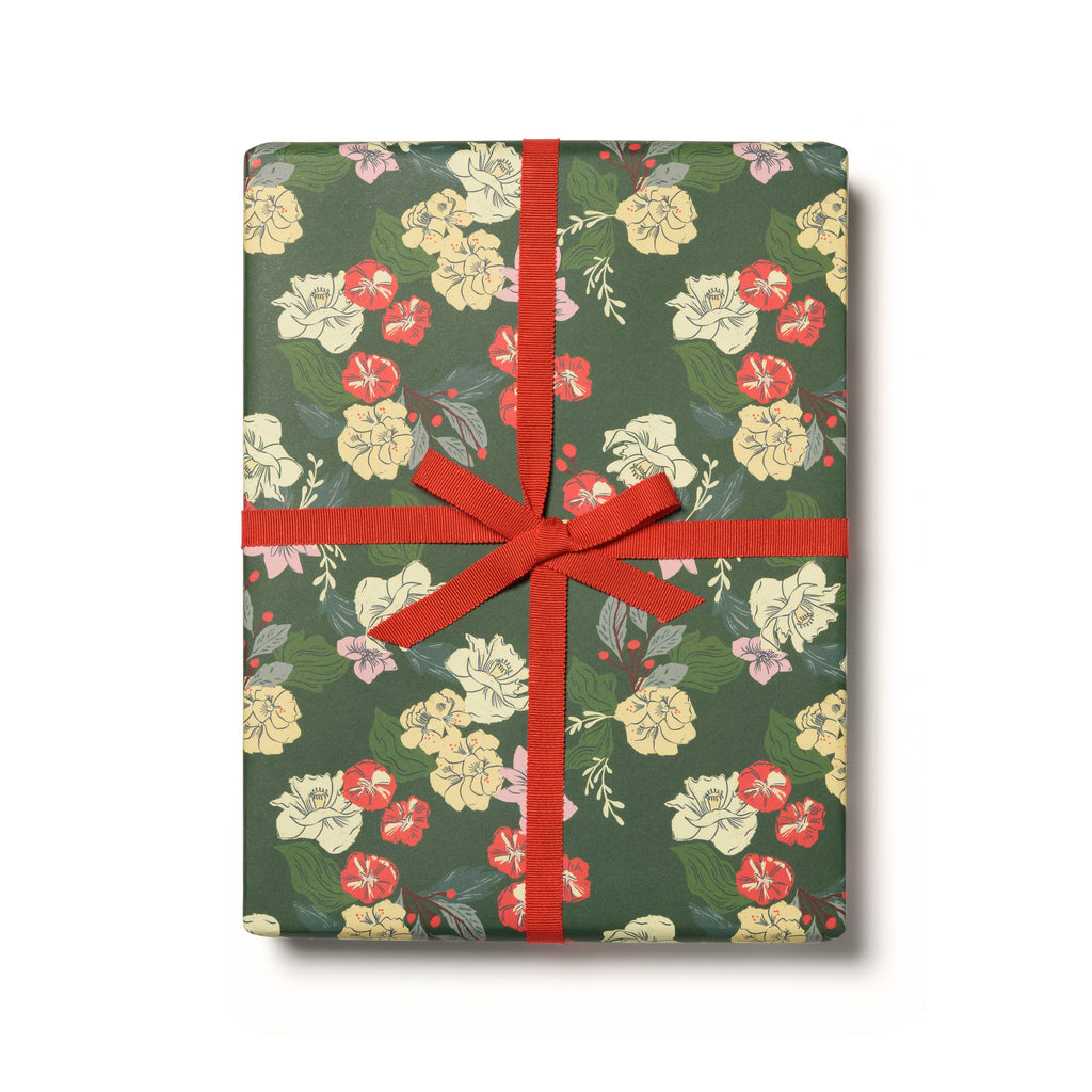 Festive Blooms holiday wrapping paper – Dear Ollie