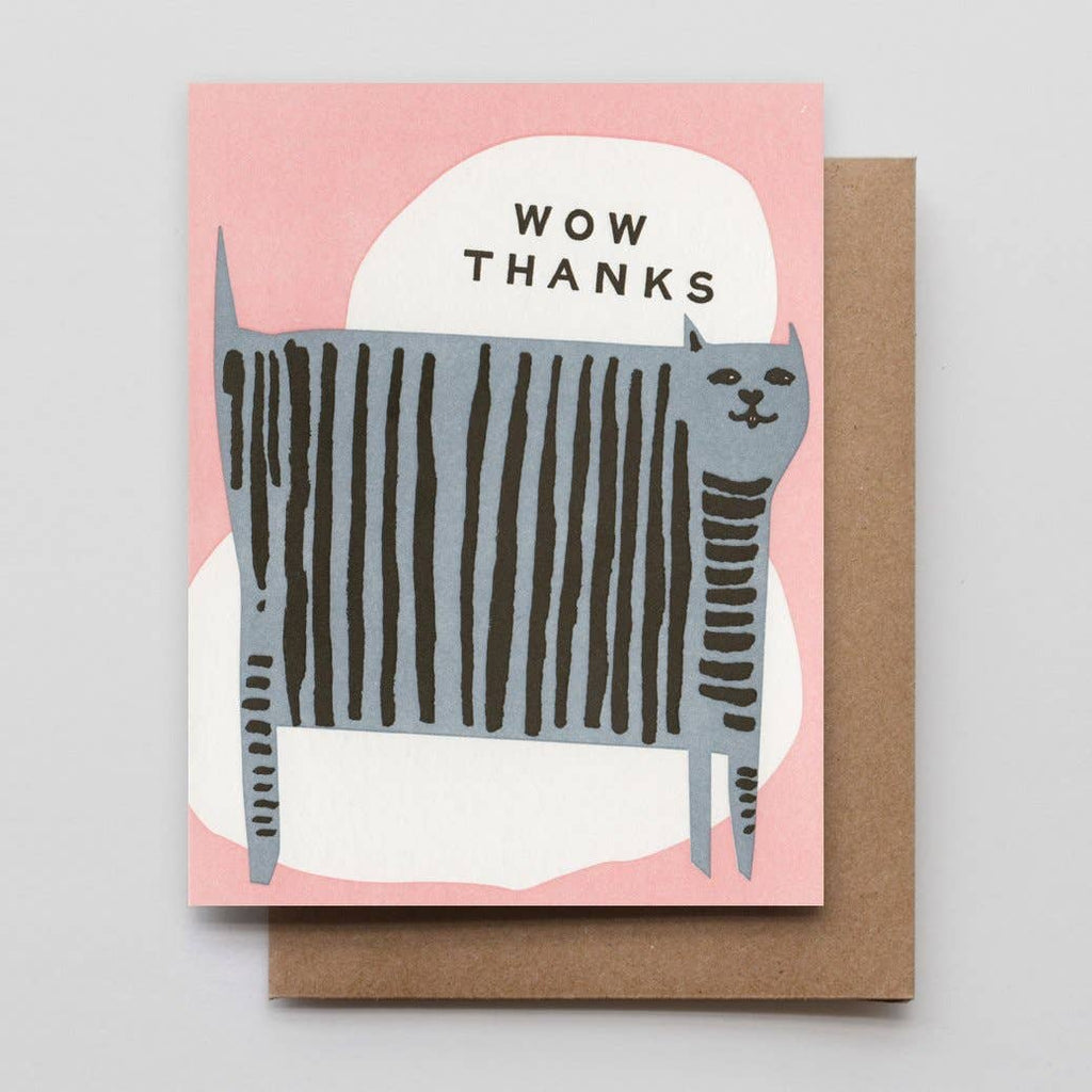 Wow Thanks Cat Card – Dear Ollie
