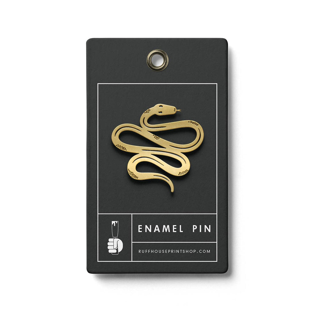 Snake Enamel Pin – Dear Ollie