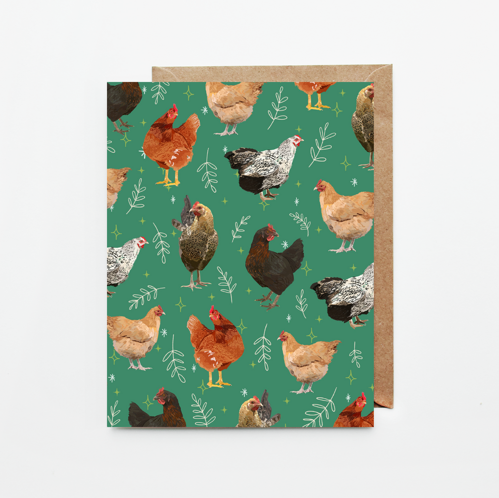 Chicken Pattern Card – Dear Ollie