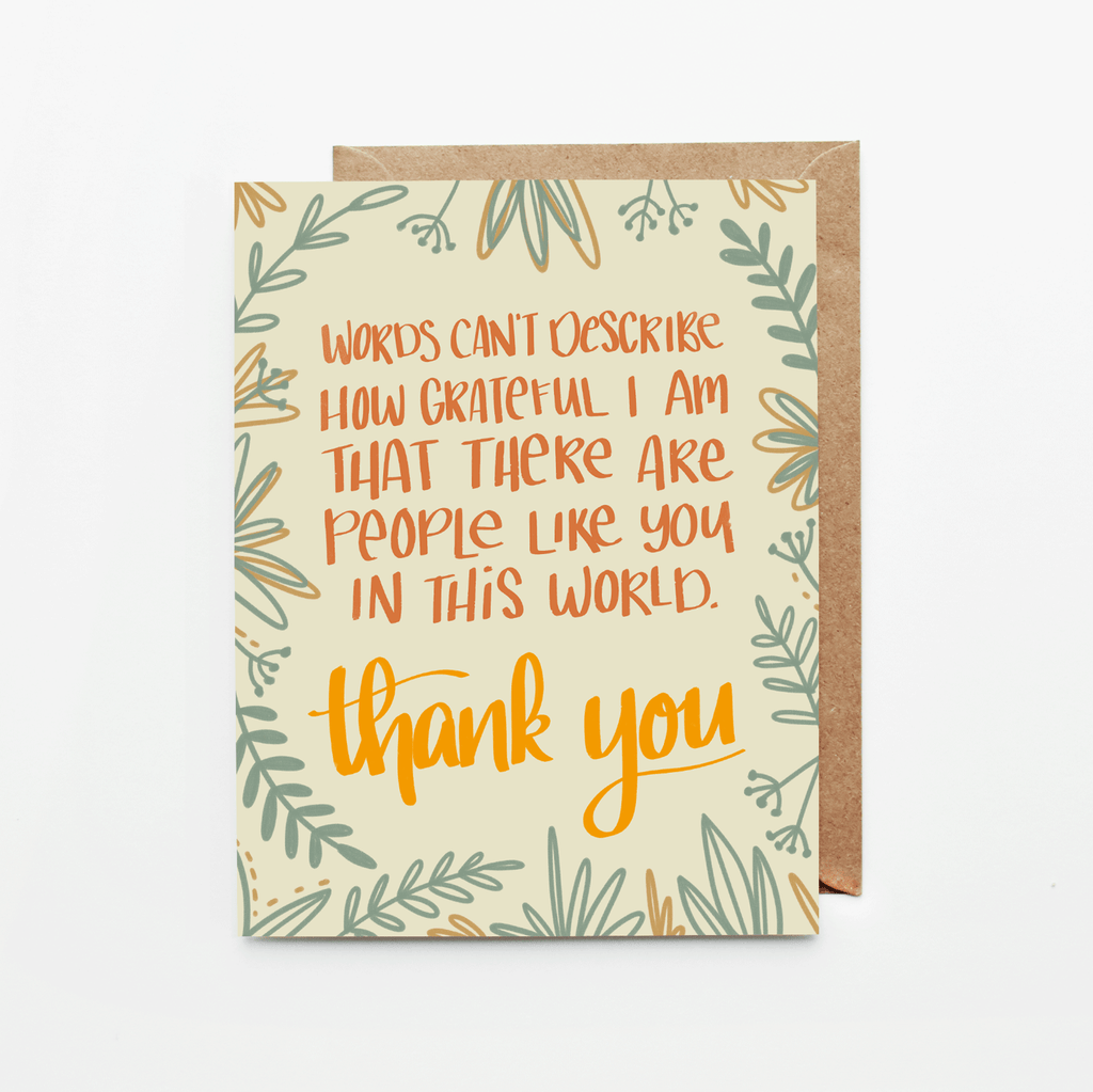 People Like You Thank You Card – Dear Ollie