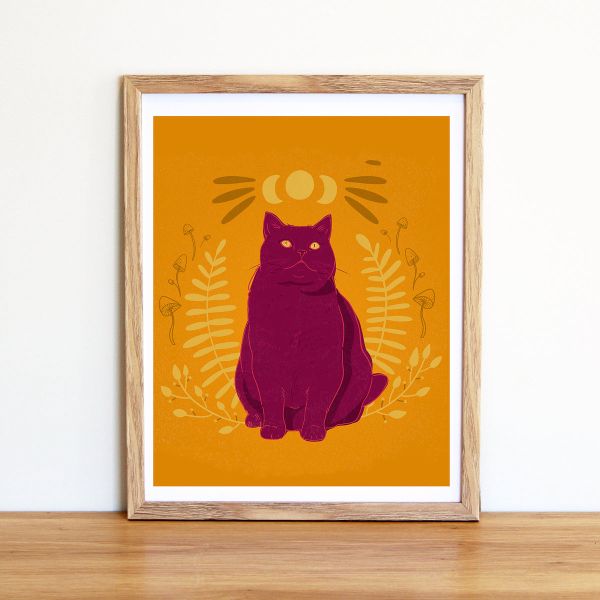 Magic Moon Kitty Print – Dear Ollie