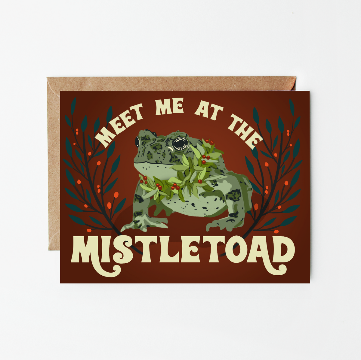 MistleTOAD Card – Dear Ollie